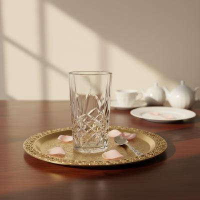 China 400ml Crystal Pattern PC Highball Tumbler with Food-grade Polycarbonate for Restaurants and Bars for sale