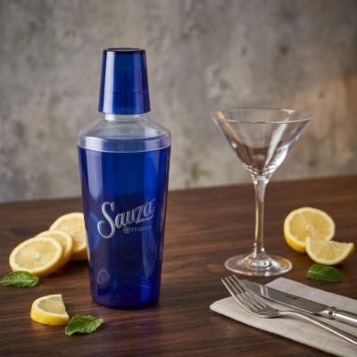 China BPA-free 600ml Capacity Dishwasher-safe Plastic Shaker for Cocktails and Smoothies for sale