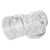 China Christmas Gift Glass Beer Mug 500ml Large Handle Beer Cup for Summer BBQ Party Bar Home Drinking Fathers Day Gift for sale