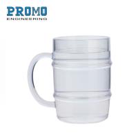 China 24oz Transparent Plastic Branded Custom Logo Classic Design Craft Beer Mug Durable Camping Part for sale
