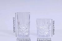 China 325ml Custom Plastic Whiskey Glass with Crystal-Clear Appearance and OEM Branding Support for sale