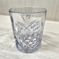 China 325ml Custom Plastic Whiskey Glass with Crystal-Clear Appearance and OEM Branding Support for sale