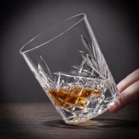 China 325ml Custom Plastic Whiskey Glass with Crystal-Clear Appearance and OEM Branding Support for sale