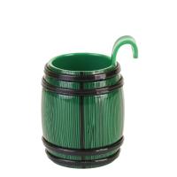 China PS Plastic Barrel Shot Glass 25ml 50ml Mini Shot Drinking Cup for Bar & Party for sale