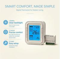 China Auto Fan Speed Air Conditioner Controller HVAC Thermostat Panel with LCD Display for sale