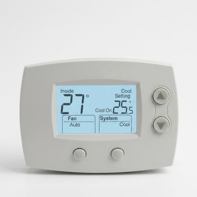 China Integrated Design AC Control Panel AC 24V Input Cooling Heating Thermostat for sale