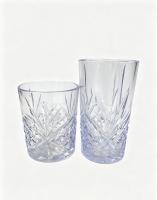China 360ml Capacity Durable PC Material Reusable Design Whiskey Tumbler Drinking Cup for Bar Restaurant Home Use for sale