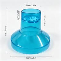 China 20oz Capacity Plastic Cocktail Shaker with Custom Logo Printing and Durable PS Plastic for sale