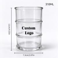 China 310ml Capacity Shatter Resistant Dishwasher Safe PC Bamboo Tumbler Plastic Beer Cup for sale