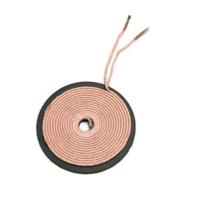 China OEM Wireless Charging Induction Coil , 20uH Transmitter And Receiver Coil for sale