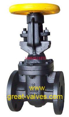 China (bs) Cast Iron Metal Gate Valve O&Y flanged ends for sale