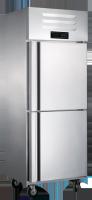 China 800L Commercial Dual Temperature Refrigerator Freezer - 2 Door Stainless Steel -18°C to 8°C Range for sale