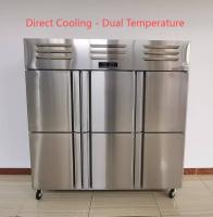 China Commercial Dual Temperature Refrigerator Freezer 1600L 220V with Hidden Handle Design for Professional Kitchens for sale