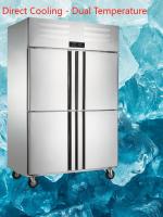 China 1300L Commercial Dual Temperature Refrigerator Freezer - 1380x700x1938mm with -18°C to -10°C Range for sale
