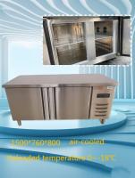 China D0.33L2 Commercial Restaurant Freezer 330L Double Door Undercounter -18°C to 0°C Temperature Range for sale