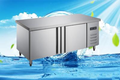 China 430L Two Door Commercial Undercounter Freezer 1800x620x800mm with -18°C Temperature Range for sale