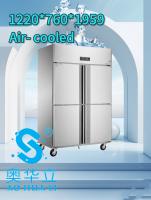 China D1.0L4 Four Door Commercial Refrigerator Freezer 1220x760x1950mm with 0°C to -18°C Temperature Range for sale