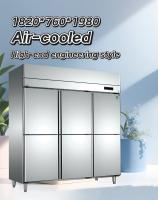China D1.6L6G Six-Door Commercial Refrigerator Freezer 1820×760×1980mm with -20°C Temperature Range for sale