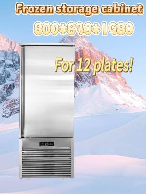 China DWSDG-12 Air-cooled Blast Chiller Freezer 800×830×1980mm with 12×40×60cm Baking Trays -34°C to -40°C for sale