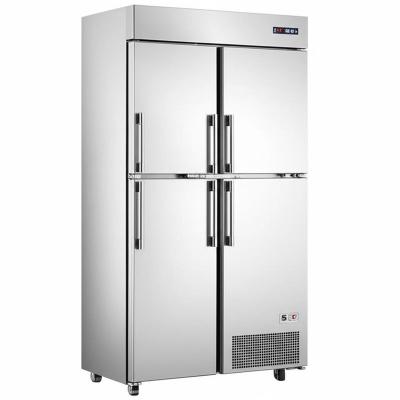 China Stainless Steel Commercial Kitchen Freezer 72 Inch with 220V Scroll Compressor for Restaurants for sale
