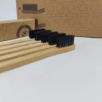China Custom Natural Ecological Bamboo Charcoal Soft Toothbrush Family Wooden Toothbrush for sale