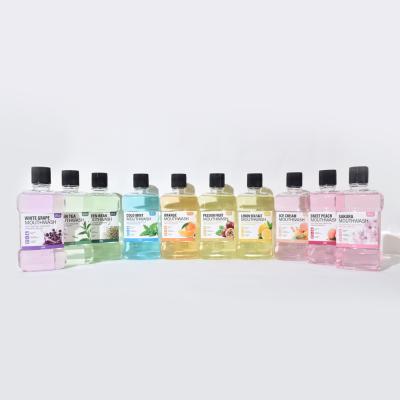 China Alcohol Free Antibacterial Mouthwash 250ml Multi Flavors Mouthwash for sale
