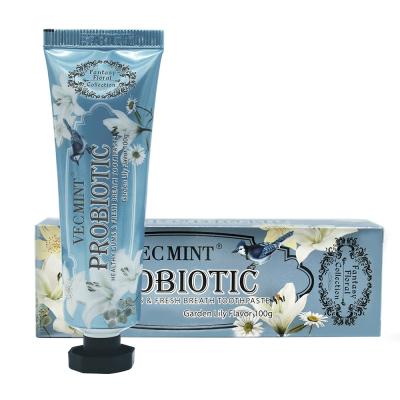 China Lily Lily Rose Osmanthus Flavor Chemical Paste Toothpaste with 400g White Paper Box for sale