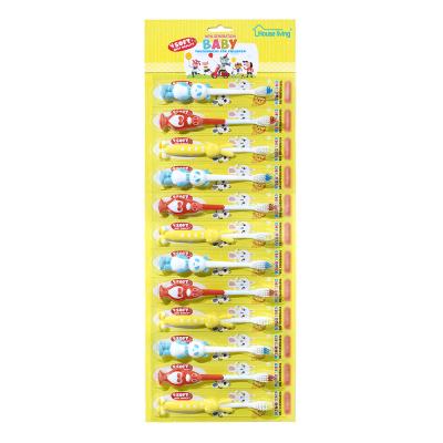 China High Quality Medium Bristles Children's Toothbrush Customizable Wholesale Baby Brush for Kids for sale