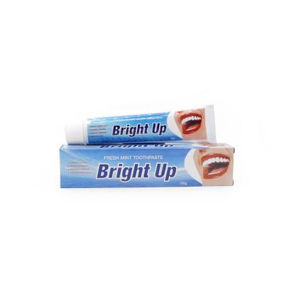 China Bright Up Factory Manufacture 150g Mint Flavor Fresh Breath Tooth Teeth Whitening Toothpaste for sale