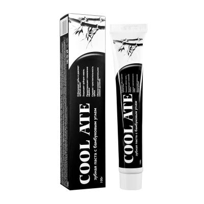 China COOL ATE Bamboo Charcoal Toothpaste -Removes Stains and Protects Gums 100g Strengthens Teeth lasting Freshness and Clean Feeling for sale