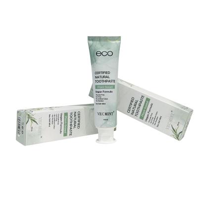 China Natural Toothpaste Eco Certified - Vegan Plant-Based, Fluoride & SLS-Free, Sea Soft Mint (100ml) for sale
