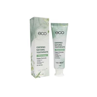 China Eco Certified Natural Toothpaste Plant-Based Vegan 100ml Sea Soft Mint - OEM/ODM Available for sale