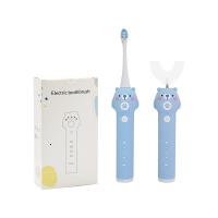 China Baby Blue Bear Children Electric Toothbrush - 2 Brush Heads (Soft Bristle) Waterproof Sonic Toothbrush with 3 Modes for Kids 3-15 Years Old Oral Care Kit for sale