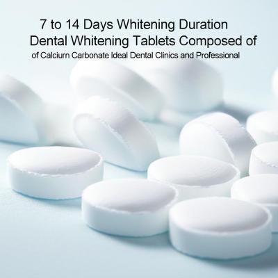 China 7 to 14 Days Whitening Duration Dental Whitening Tablets Composed of Calcium Carbonate Ideal for Dental Clinics and Professional for sale
