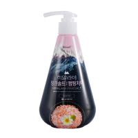 China 285G Himalayan Pink Salt Toothpaste Floral Fragrance Teeth Whitening Cleansing Mousse for sale