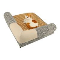 China 20 Inch 19 Inch Sweety Comfortable Pet Bed Summer Rattan Mat Clean Hygienic for sale