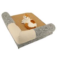 China 20 Inch 19 Inch Sweety Comfortable Pet Bed Summer Rattan Mat Clean Hygienic for sale