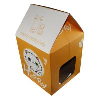 China Cat Scratching Post Cardboard Scratch Pad House Multiple Functions 53x33x32CM for sale