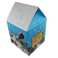 China Cat Scratching Post Cardboard Scratch Pad House Multiple Functions 53x33x32CM for sale