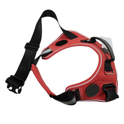 China 19 Inches Adjustable Durable Dog Harness For Puppy Everyday Walks Hikes Training Sturdy Handle for sale