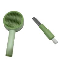 China Cat Pet Grooming Brushes And Combs Deep Hair Removal Comb For Dogs Massage Circular Needle 115g for sale