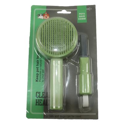China Cat Pet Grooming Brushes And Combs Deep Hair Removal Comb For Dogs Massage Circular Needle 115g for sale