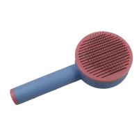 China Dog Puppy Slicker Brush And Metal Comb For Dog Grooming Set 2 In 1 Dog Bath Brush 115g for sale