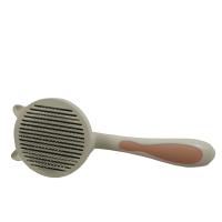 China Deodorant Stainless Steel Pet Comb Brush Universal  Hair Removal Corner Massage Cat Brush 108g for sale