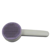 China Pumpkin Shiny Small Pet Comb Brush Pet Hair Thinning Comb Dematting Defeathering for sale