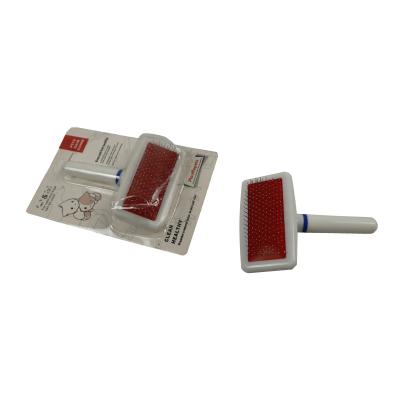 China Pet Deshedding Comb For Short Hair Dogs Horses Small Grooming Pet Comb Cat Shedding Brush 13.5x10cm for sale