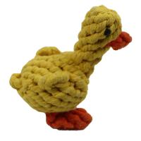 China Indestructible Dog Toys For Aggressive Chewers Rope Flying Duck Squeaky Interactive 14cm for sale
