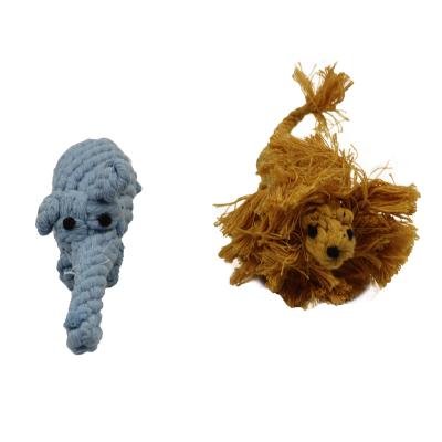 China Durable Pet Toys Dog Toy Rope Ball Eco Friendly Cotton Chewy Cat Toys 22cm for sale