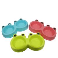 China Dog Crate Bowls Stainless Steel Puppy Bowls 2 Bowl/Pot Resin Base For Large Dogs 48 Oz 32 Oz 64 Oz for sale