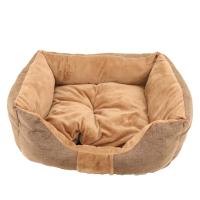China Plush Comfortable Pet Bed Foldable Dog Bed Cot Detachable Covers 35CM for sale